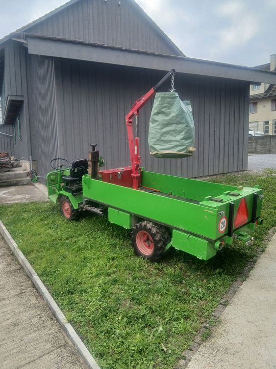 Schilter 1000, Oldtimer Transporter mit Kran, Top Zustand! (Gebraucht ...