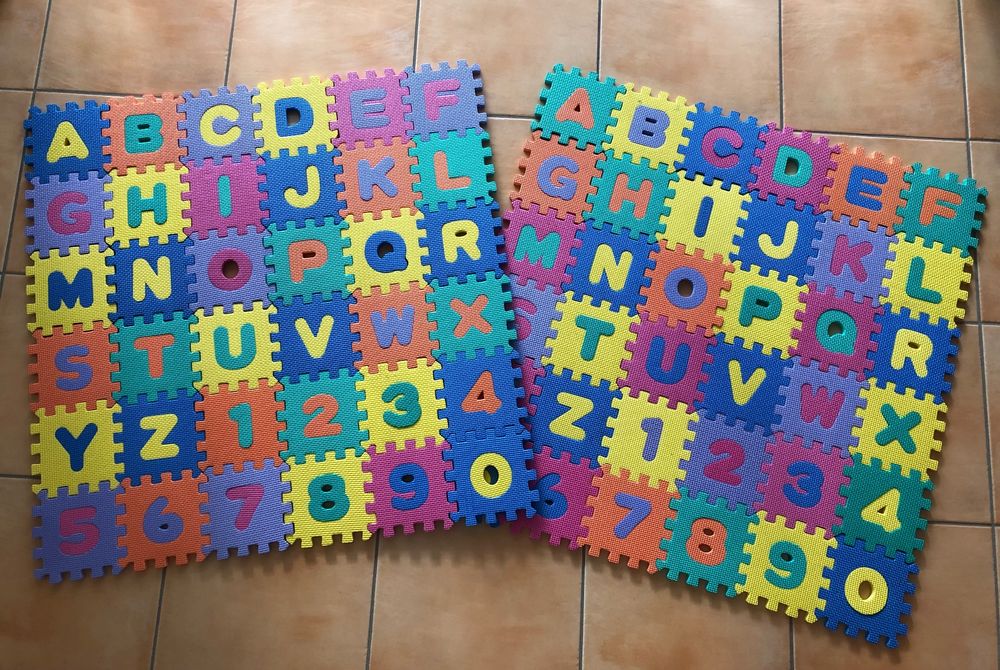 Spielmatte / Puzzlematte / ABC+Zahlen / 36-teilig | Kaufen auf Ricardo