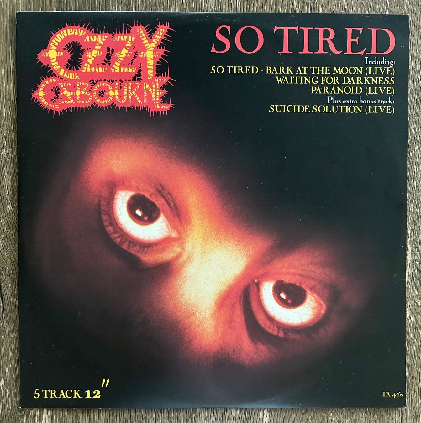 OZZY OSBOURNE „So Tired“ 5-Trk Vinyl 12“ BLACK SABBATH LIVE (Gebraucht) in Basel für CHF 33.3 ...