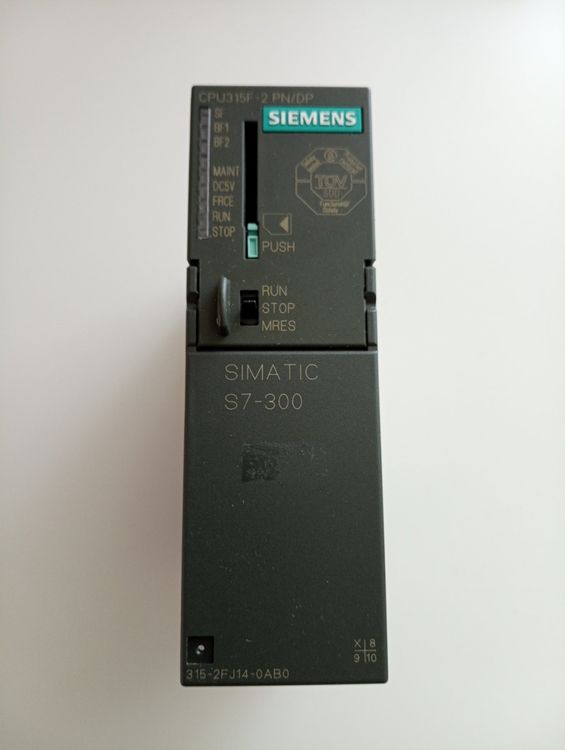 Siemens SIMATIC S7-300, CPU315F-2 PN/DP / 6ES7315-2FJ14-0AB | Acheter ...