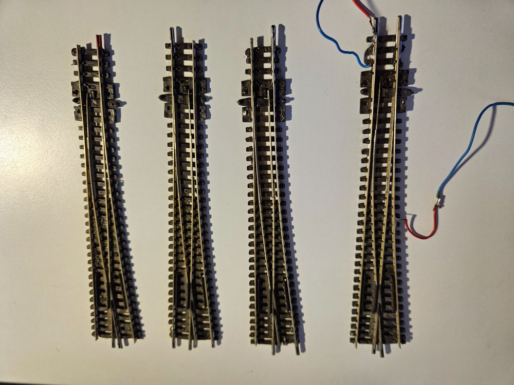 Spur N: 4 lange Peco Weichen (links) ohne Antrieb | Kaufen auf Ricardo