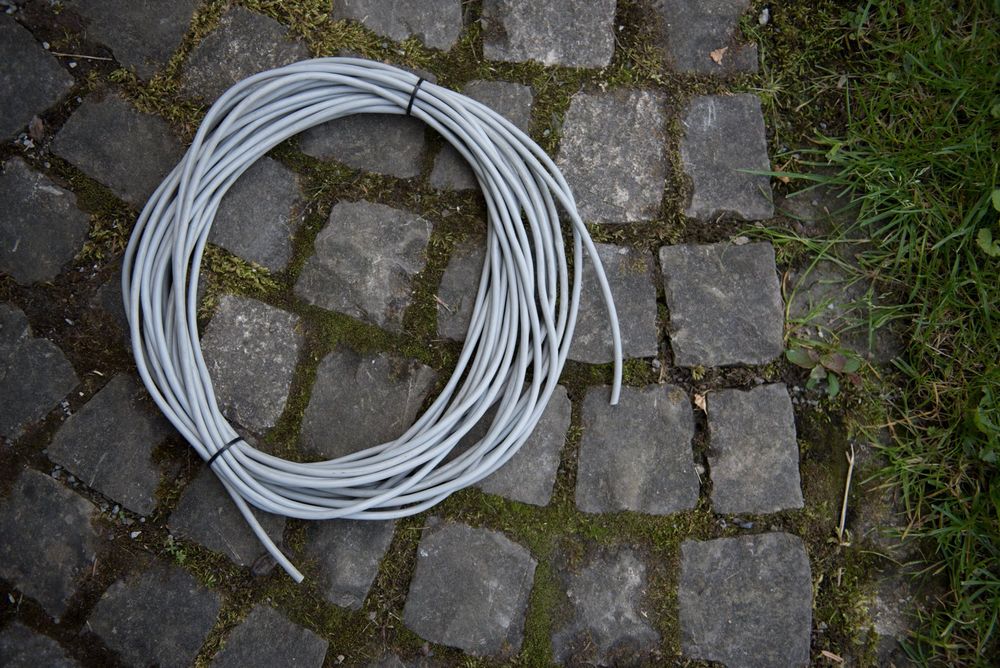 Audio-Kabel 4 polig, abgeschirmt, sehr flexibel, ca.13m (Gebraucht) in ...