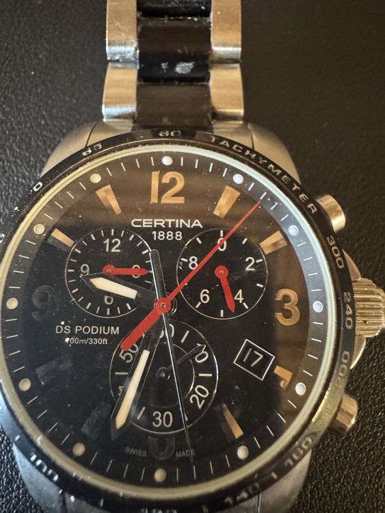 Certina DS Podium 1888, chronographe homme, boîtier acier (Gebraucht ...