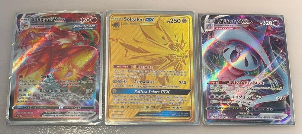 Solgaleo GX Gold, 3 Pokemonkarten (Neu (gemäss Beschreibung)) in Buchs ...