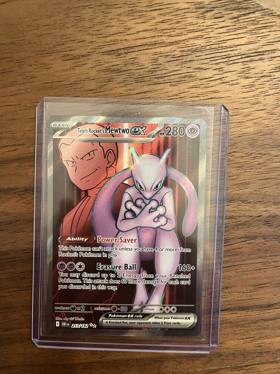 Pokemon Team Rocket's Mewtwo EX, Top Zustand! (Neu (gemäss Beschreibung ...