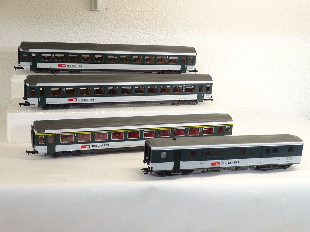Roco SBB/CFF Personenwagenzug /Gepäckwagen, H0,GS/DC (Gebraucht) in Wohlen AG für CHF 65 – mit ...