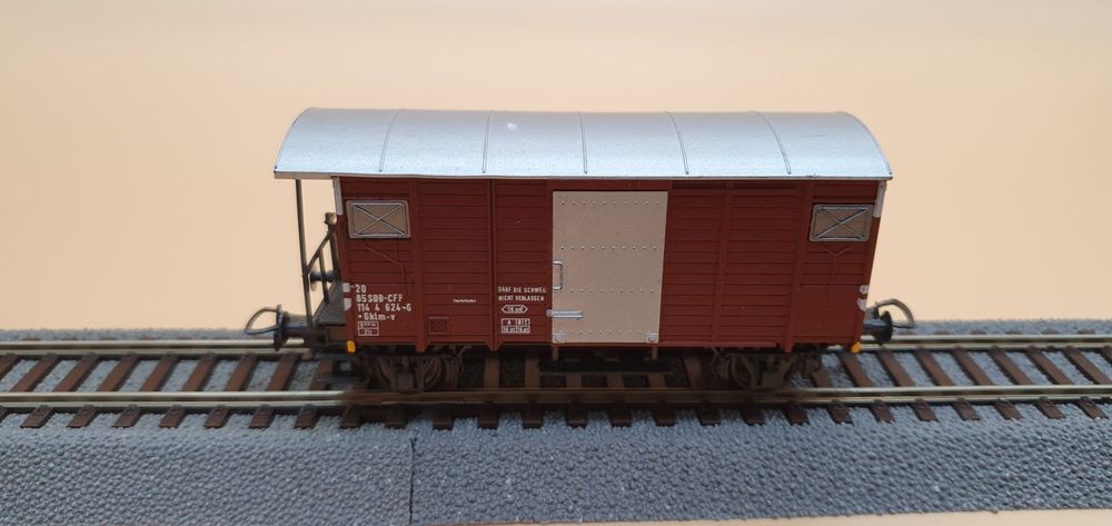 LILIPUT:DC: SBB Güterwagen Gklm braun (Gebraucht) in Koppigen für CHF ...