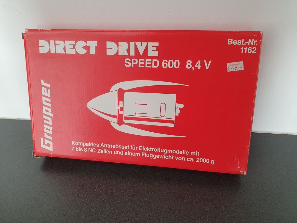 Graupner Direct Drive Speed 600 8.4V (Neu und originalverpackt) in ...