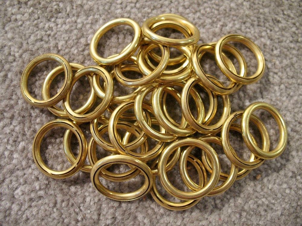 40x Messing Ring 16/11 mm Rundring Schlauchring Basteln | Kaufen auf ...
