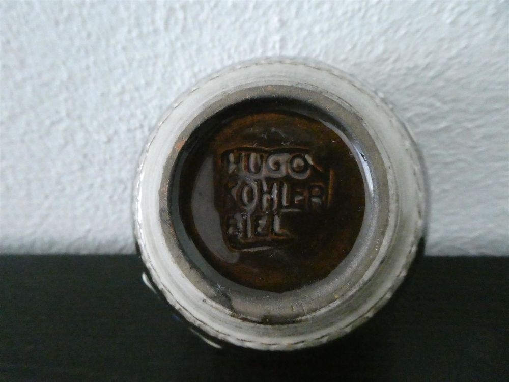 Rustikale Dose mit Deckel / Zuckerdose / Hugo Kohler, NEU (Neu (gemäss ...