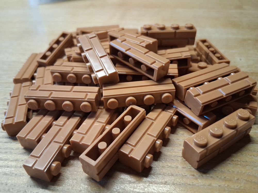 Lego 50 Stk. Mauersteine 1x4 (Profile brick) (new) (Neu (gemäss ...