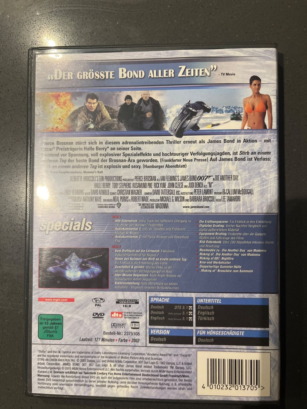 James Bond 007 – Stirb an einem anderen Tag (2002) DVD 📀 (Neu (gemäss ...