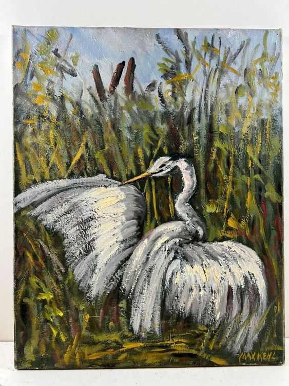 Silberreiher im Schilf (Gebraucht) in Hinwil für CHF 38 – nur Abholung auf Ricardo kaufen