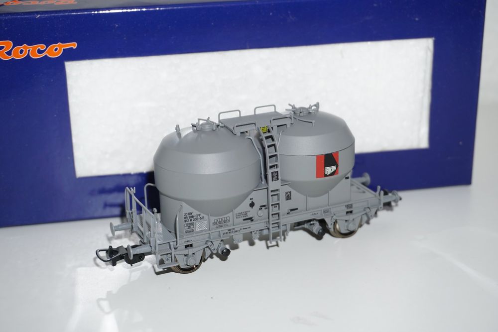 Roco 66796 - SBB Zementwagen Uetikon H0/DC (Gebraucht) in Matten b ...