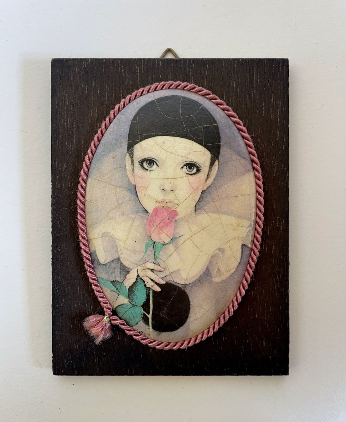 2 kleine Pierrot Bilder, Kunsthandwerk, Unikate, 80er Jahre (Gebraucht ...