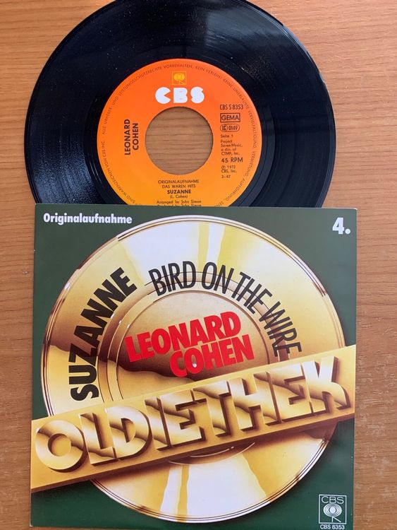 Leonard Cohen - Suzanne / D-Press. 1972 - Very nice (Gebraucht) in Gais ...