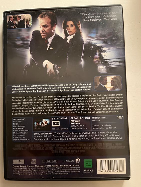 The Sentinel (2006) DVD 📀 (Neu (gemäss Beschreibung)) in Sierre für CHF 1.95 – mit Lieferung auf ...