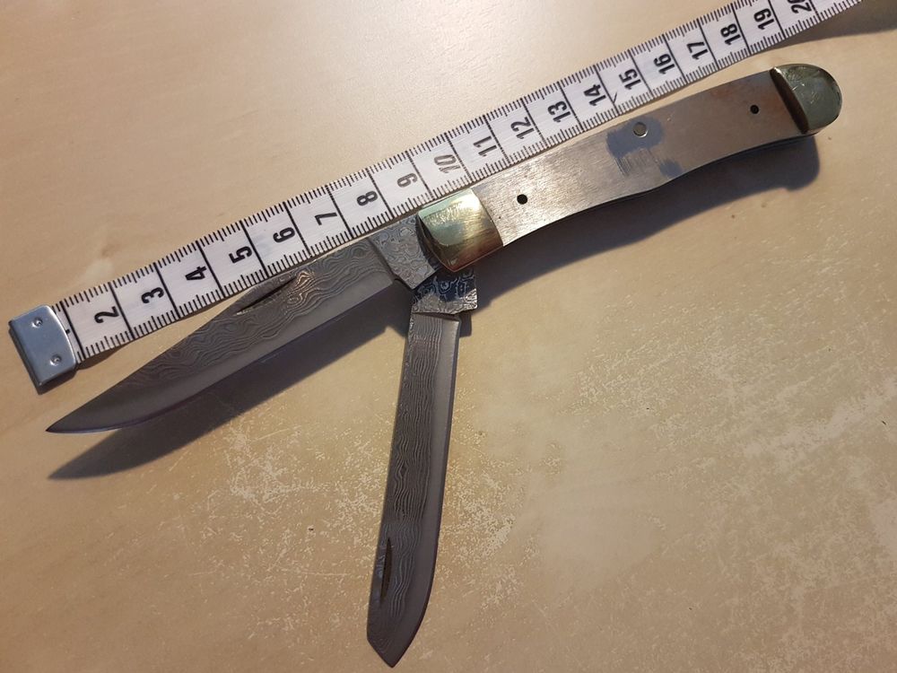 Messer-Rohling / Klingen-Rohling - Damast Taschenmesser | Kaufen auf ...