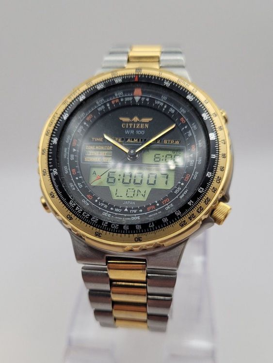 Citizen WR 100 Worldtimer GMT - TOP ZUSTAND - Piloten Uhr | Kaufen auf ...