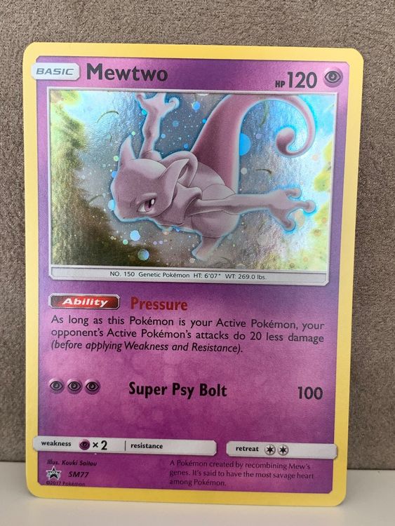 Mewtwo Holo Promo ENG Pokemon SM77 | Kaufen auf Ricardo