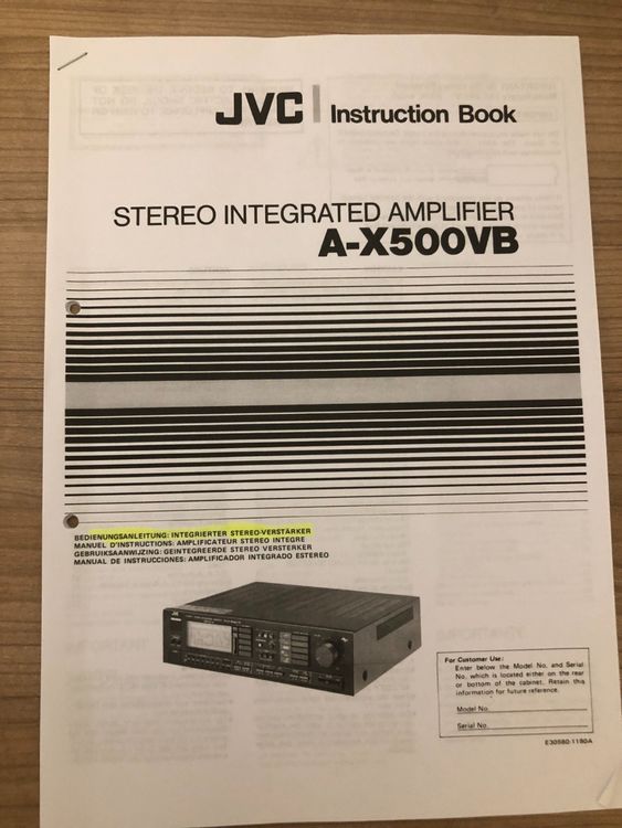 JVC A-X500V+T-X900LB Verstärker und Tuner in Bestzustand ! | Kaufen auf ...