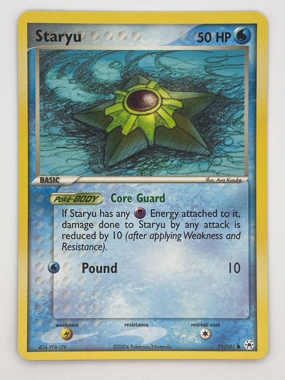 Staryu 75/101 Pokémon EX Hidden Legends ab 1 (Neu (gemäss Beschreibung ...