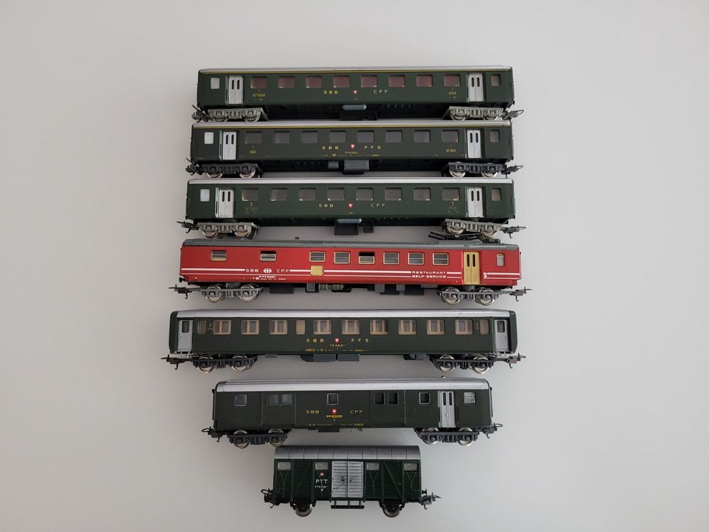 7 teiliger SBB Schnellzug Lima H0 DC (Gebraucht) in Huttwil für CHF 29 – mit Lieferung auf ...