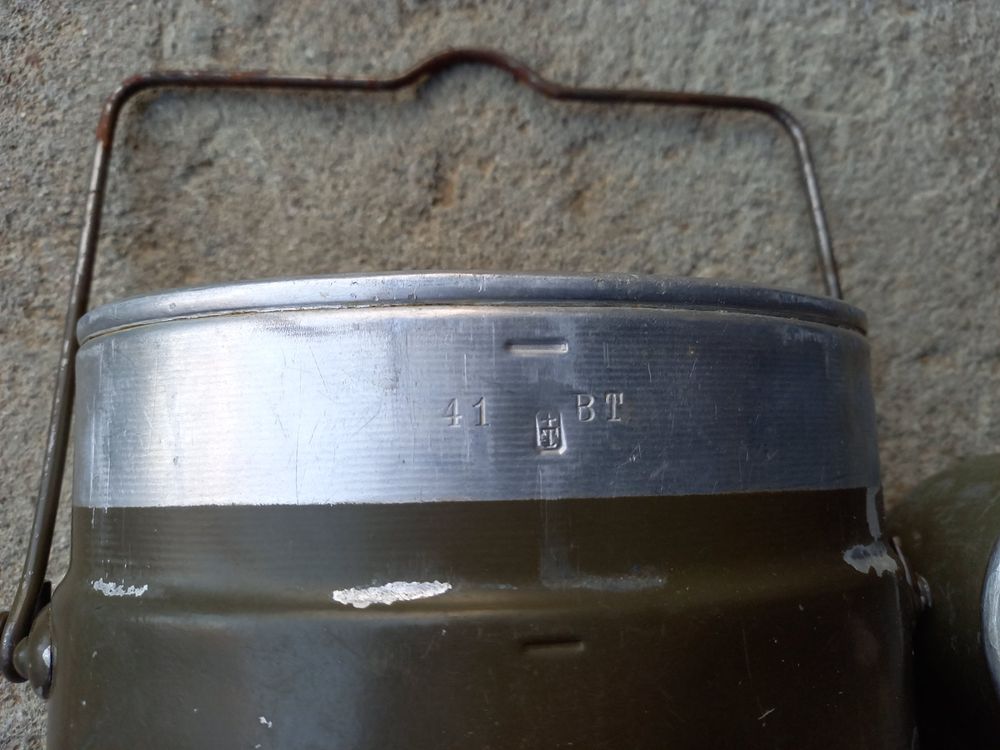 Original GAMELLE mit ESS-BESTECK, von Schweizer Armee (Gebraucht) in Marbach LU für CHF 18 – mit ...