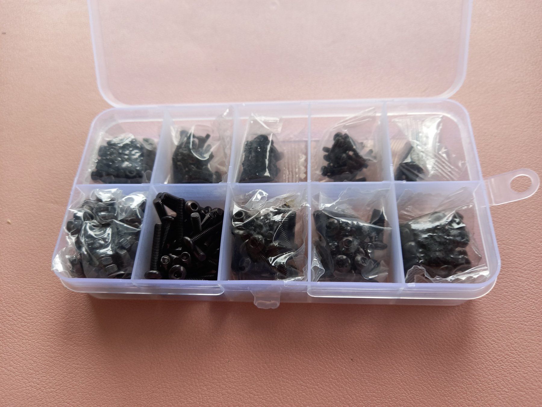 Box 400 schwarzen Schrauben Bolzen M2 M3 - Vis et boulon (Neuf (Voir ...