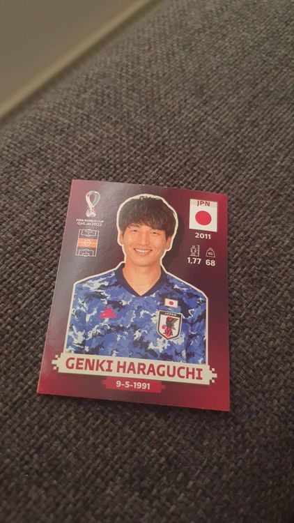 PANINI 2022 JPN 11 GENKI HARAGUCHI (Gebraucht) in Genève für CHF 0.4 – mit Lieferung auf Ricardo ...