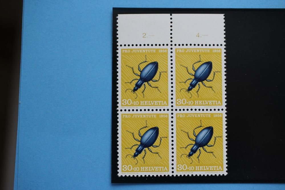 PJ 1956 Nr. 166 – postfrisch ** - LAUFKÄFER – Zumstein 14.00 (Neu ...