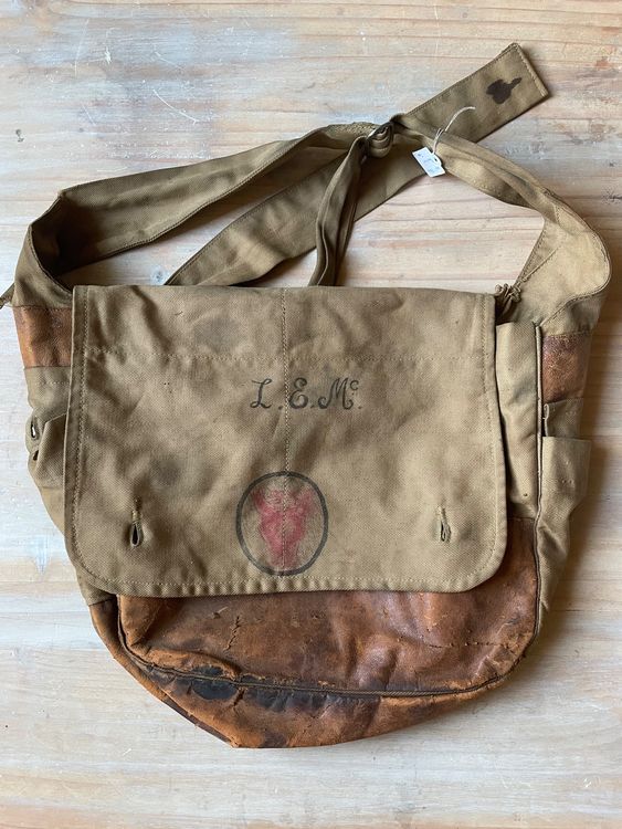 Original US Army WW1 musette 34th division (D'occasion) à Oberbütschel ...