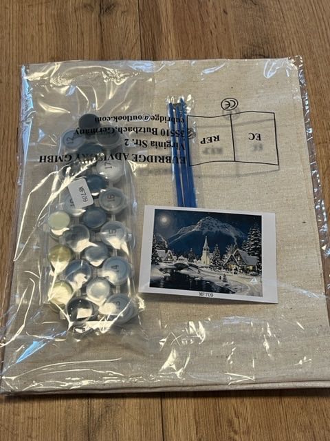 Malen nach Zahlen: Winterbild-Set | Kaufen auf Ricardo