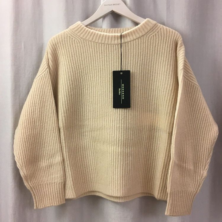 Max Mara Weekend LA Strick Pullover Lotus beige Gr 40 neu | Kaufen auf Ricardo