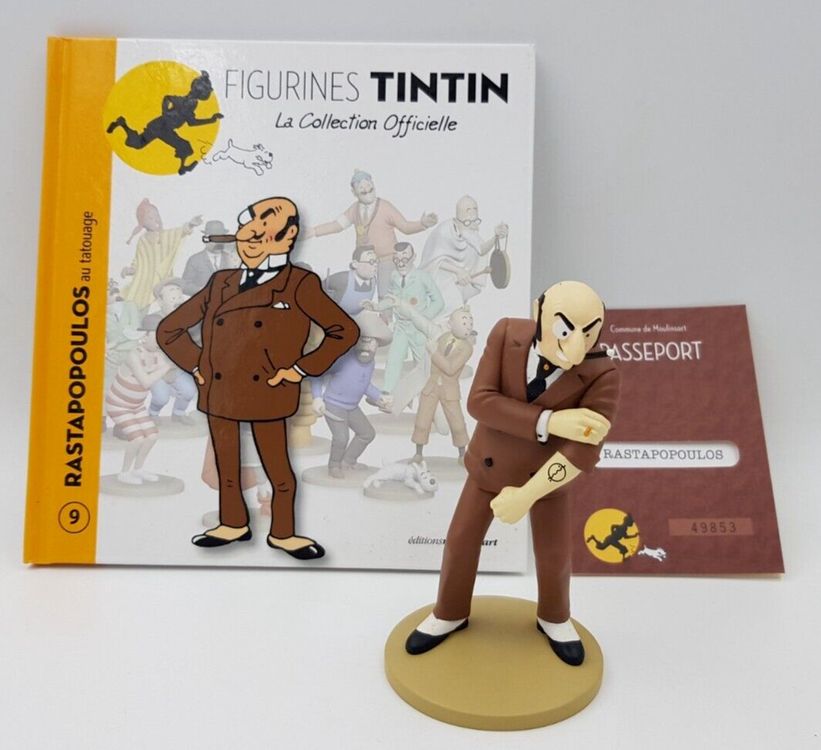 Hergé - Figurine Tintin 09 - Rastapopoulos au tatouage | Kaufen auf Ricardo