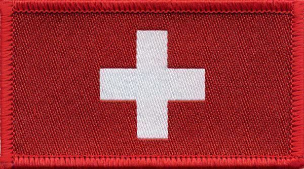 Aufnäher Schweiz Patch Suisse Swiss Switzerland 80x45 mm (Neu (gemäss ...