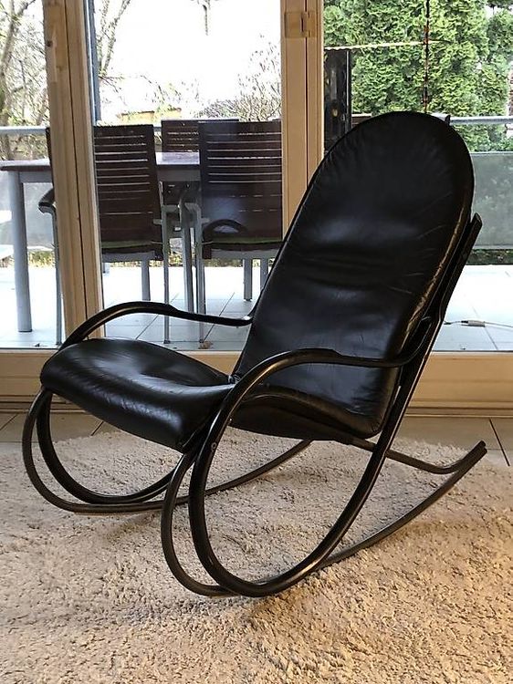 eleganter Schaukelstuhl in Leder (Gebraucht) in Steffisburg für CHF 120 ...