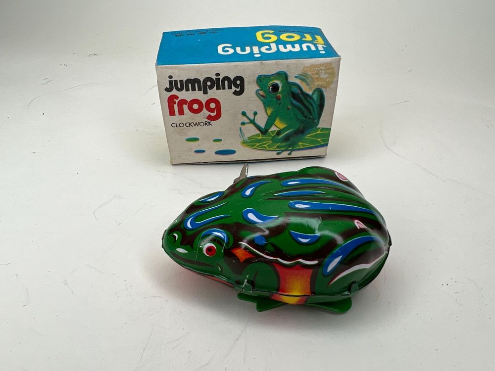 Blechspielzeug jumping Frog (Defekt) in Biglen für CHF 5 – mit Lieferung auf Ricardo kaufen