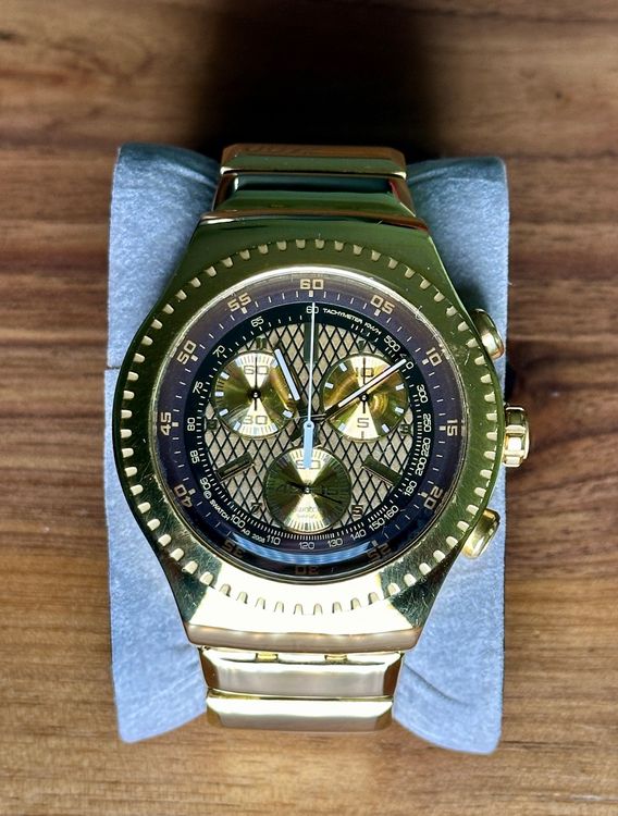 SWATCH IRONY CHRONO-007 Villain Collection-Goldfinger RAR (Gebraucht) in Buchrain für CHF 262 ...