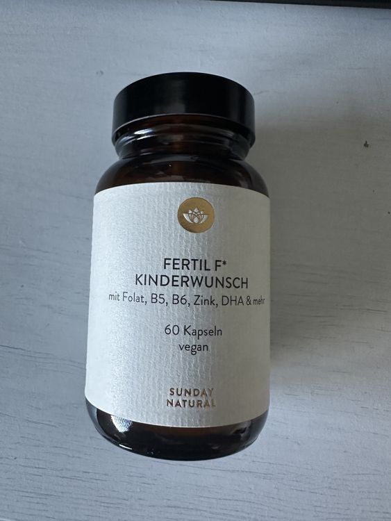 Fertil F+ Kinderwunsch Kapseln - Fruchtbarkeit Frau, 60 Stk. (Neu und ...