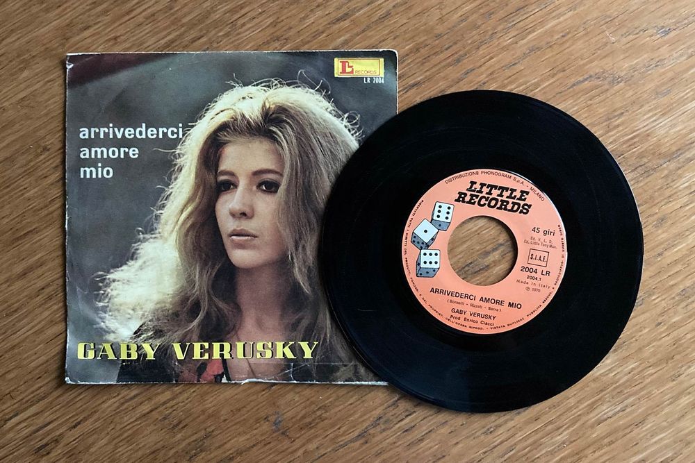 Platte (Single): Gaby Verusky - arrivederci amore mio (Gebraucht) in ...