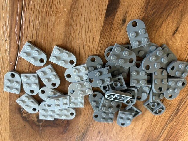 LEGO 40x Platte 3x2 Loch Kupplung (3176) | Kaufen auf Ricardo