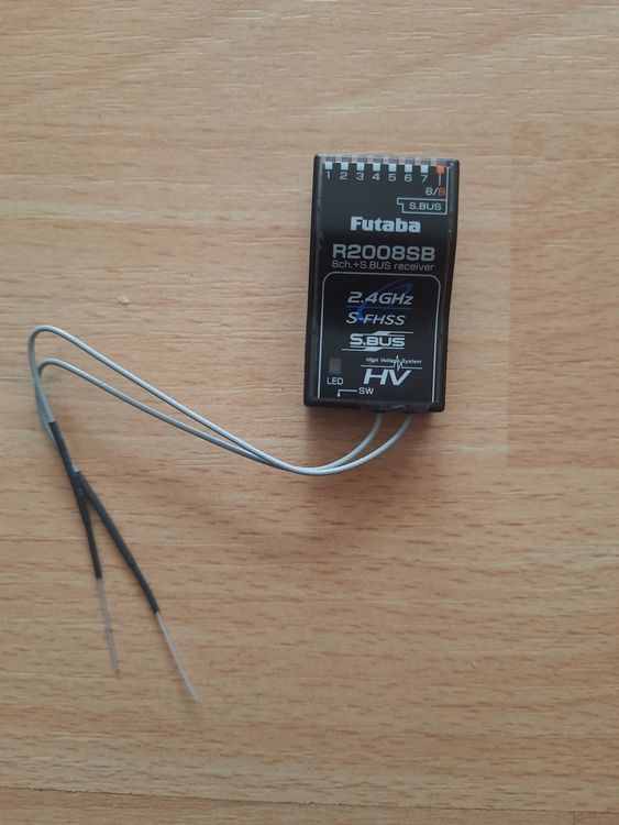 Futaba R2008SB Fasst 8-Kanal Empfänger (Gebraucht) in Frauenfeld für CHF 26 – mit Lieferung auf ...