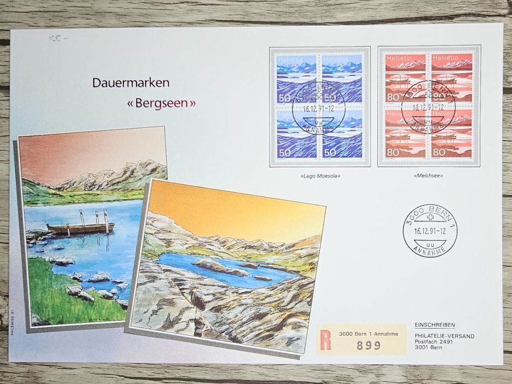 CL15 Enveloppe + Timbre 1991 Grand Format | Kaufen auf Ricardo