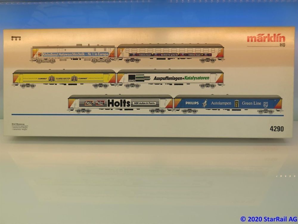 Märklin 4290 6-teiliges Wagenset Shell Messezug Epoche V (Neu und ...