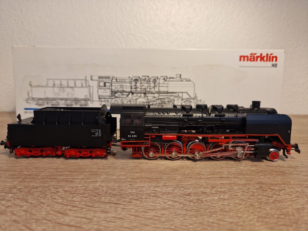 Märklin 3319 Dampflok BR 50 ÖBB H0 OVP NEU (Neu und originalverpackt ...