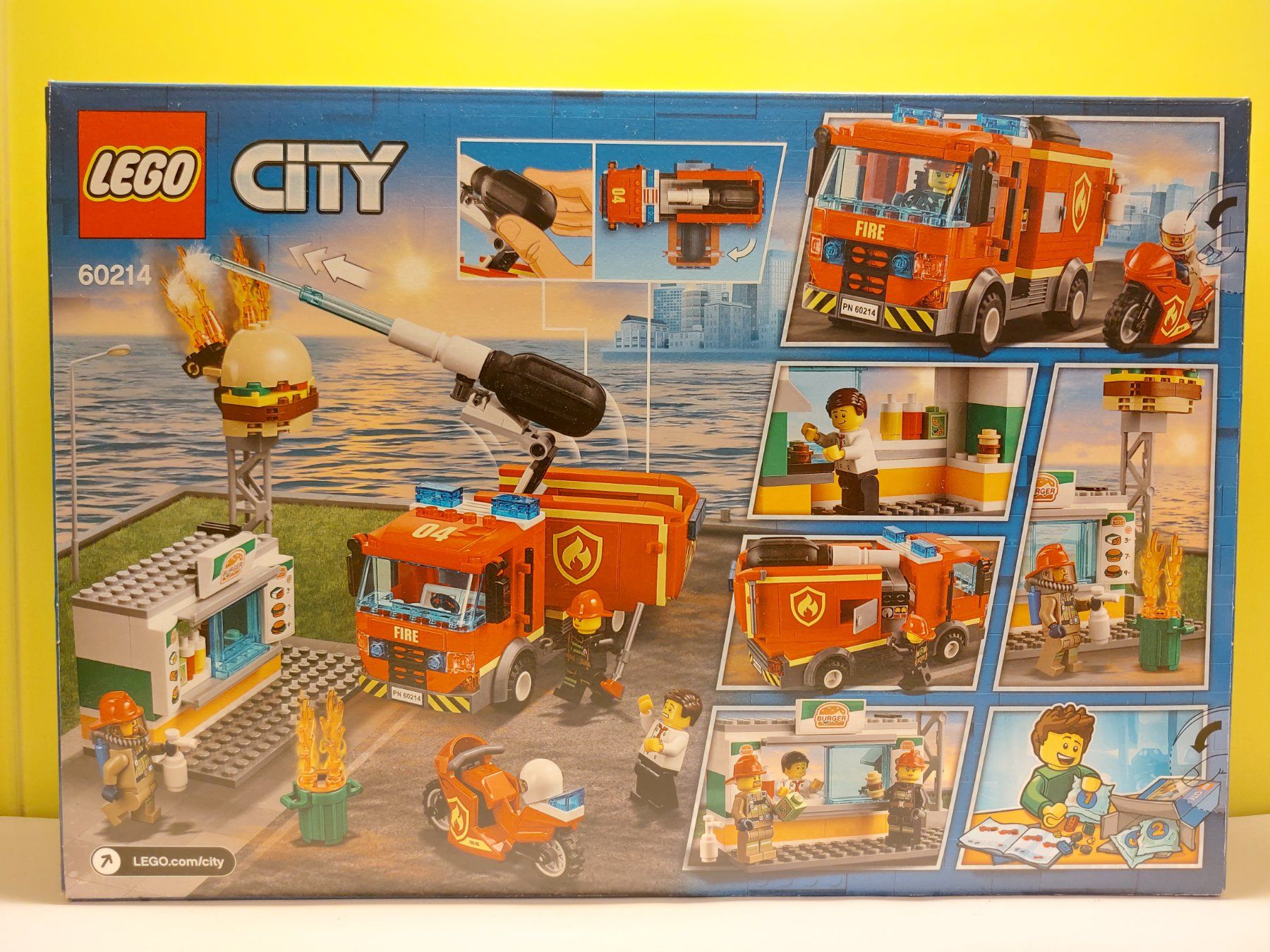 LEGO City 60214 Feuerwehr - Einsatz im Burger-Restaurant NEU (Neu und ...