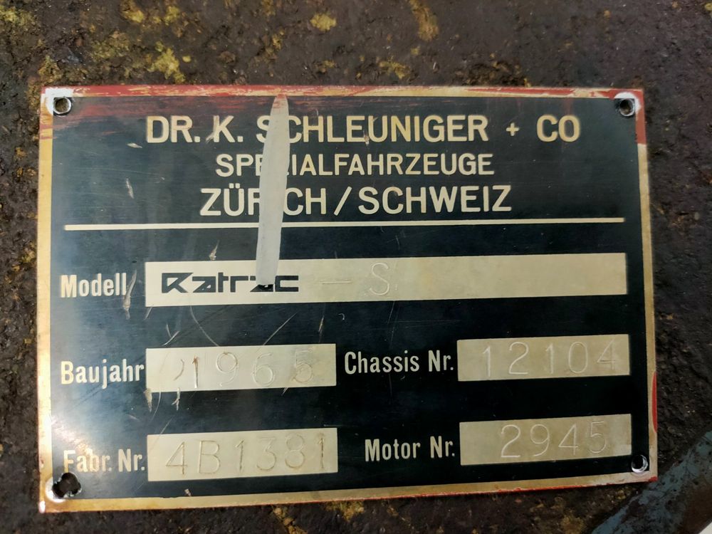 RATRAC S (Defekt) in Muotathal für CHF 200 – nur Abholung auf Ricardo ...