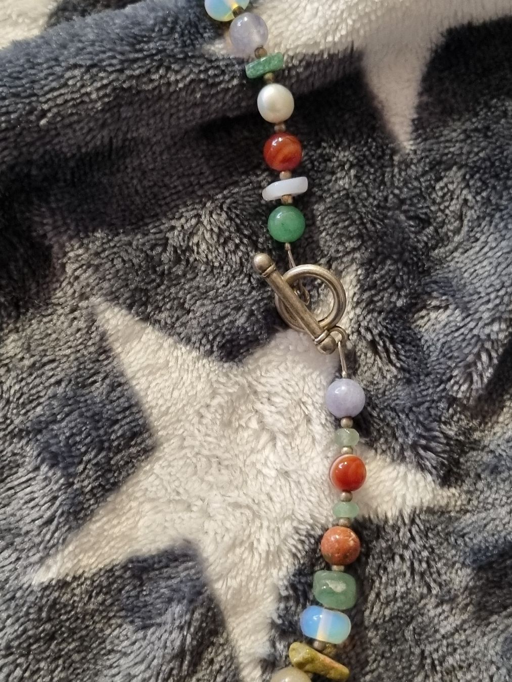 🎄Halskette für Krebs Geborene mit echten Edelsteinen🎄 (Neu (gemäss ...