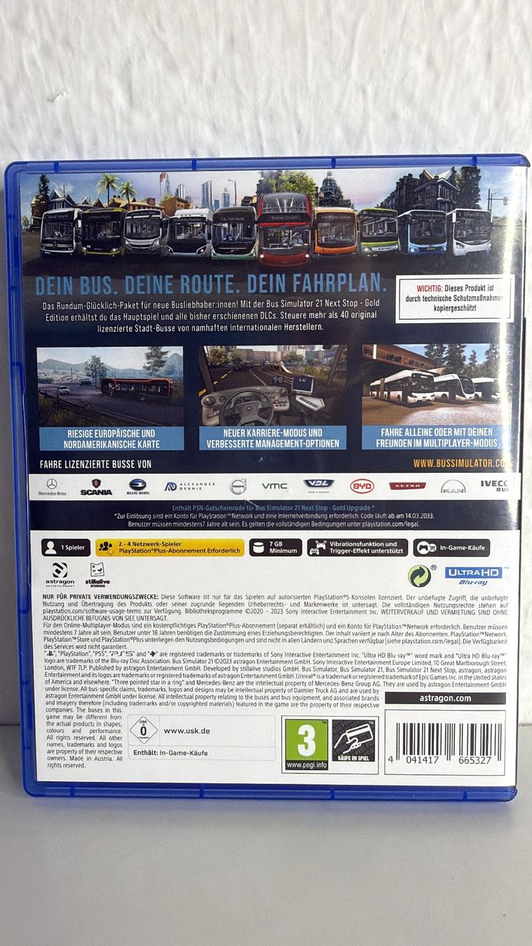 Bus Simulator 21 - Gold Edition - PS5 - Excellent Condition (Gebraucht ...